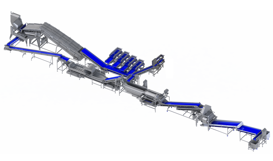 Processing Line Lettuce Leafy Vegetables KRONEN | Urschel