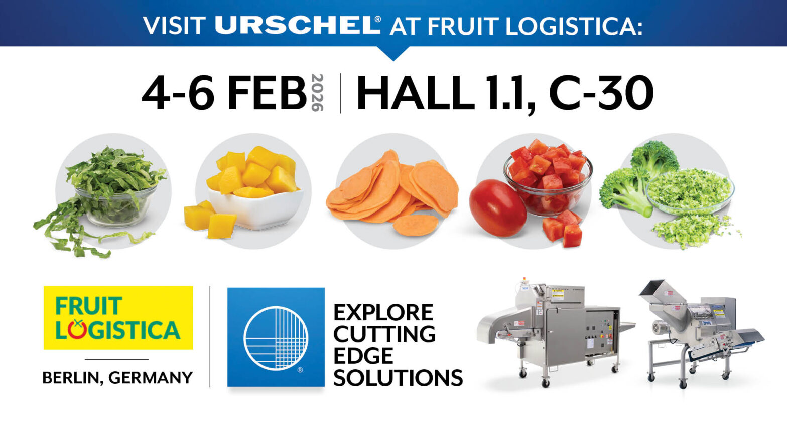 Explore Urschel cutting edge produce technology on display at Fruit ...